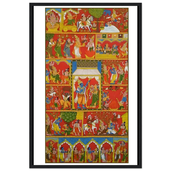 Cheriyal Scroll Paintings: Hand-Painted Indian Folk Art from Telangana ...