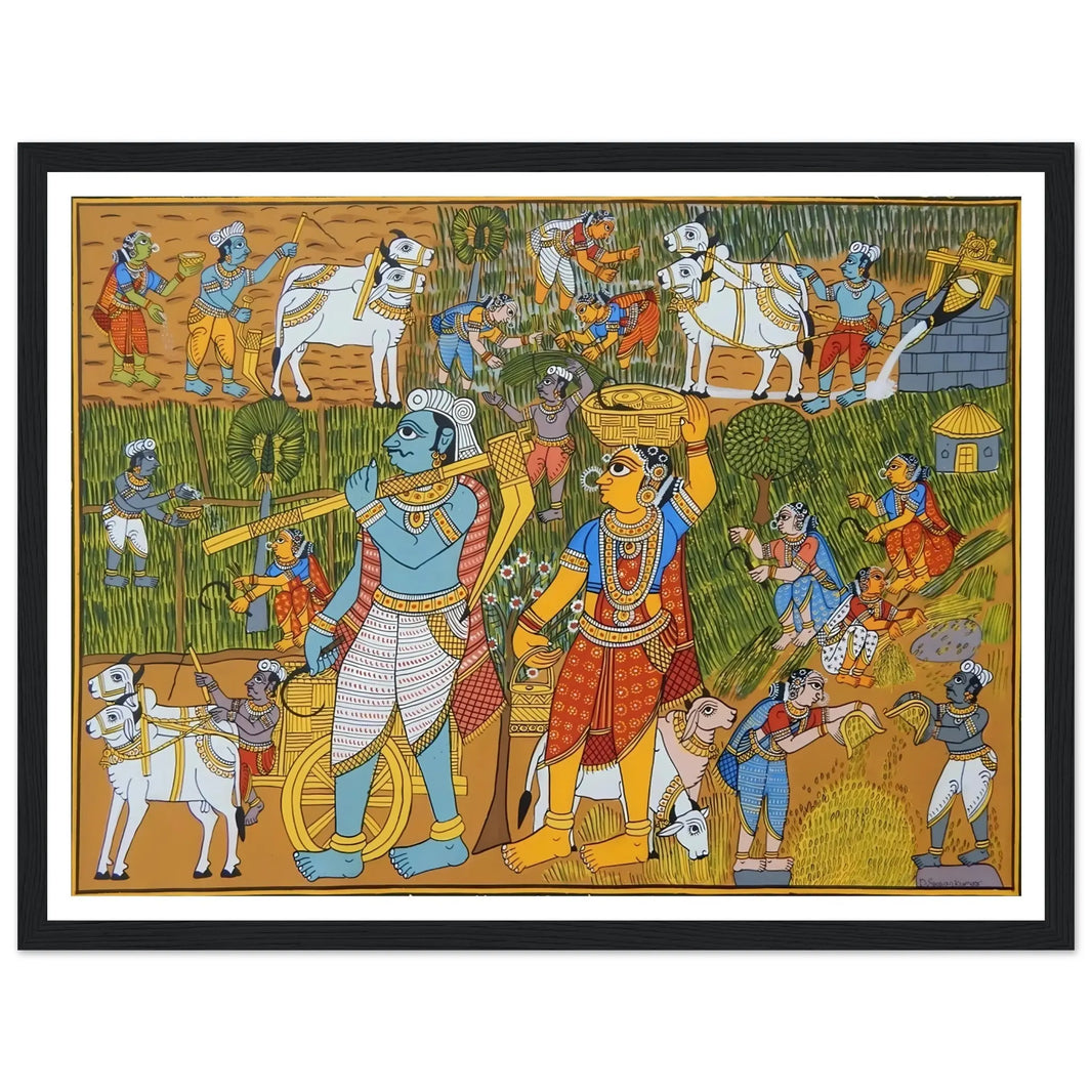 Cheriyal Scroll Paintings: Hand-Painted Indian Folk Art from Telangana ...
