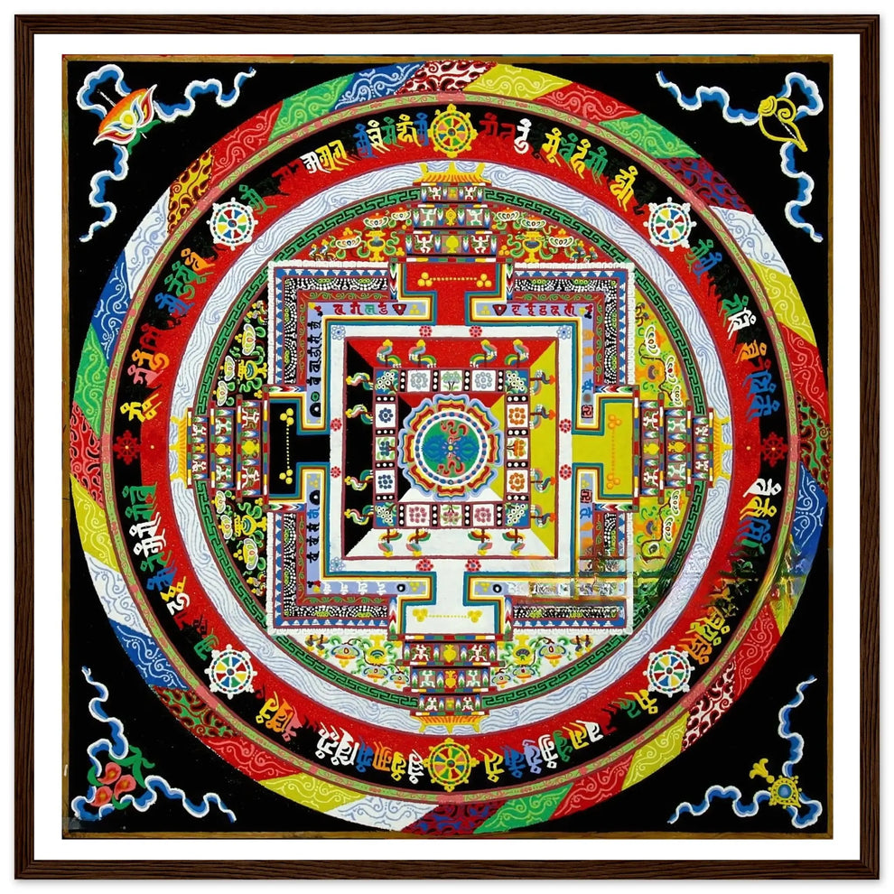 Thangka - Mandala Art: Beautiful and Intricate Print – Canvas Wiggle